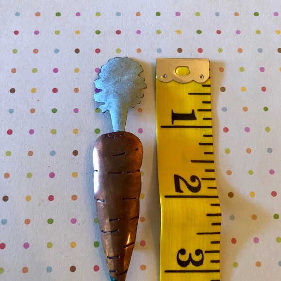 Jewelry | Handmade Copper Brass Carrot Pin | Poshmark